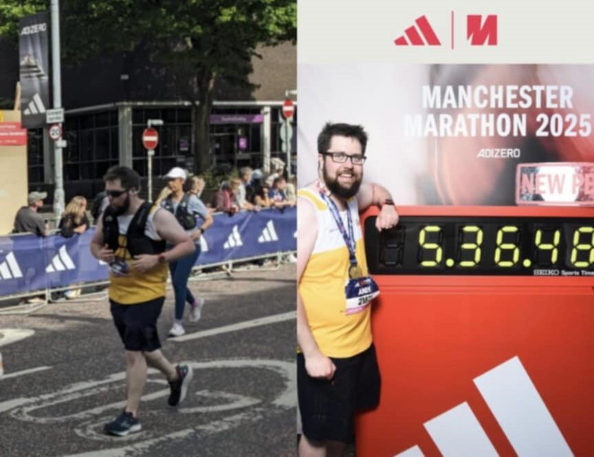 Derby local took on Manchester Marathon to support charity's lifesaving ...