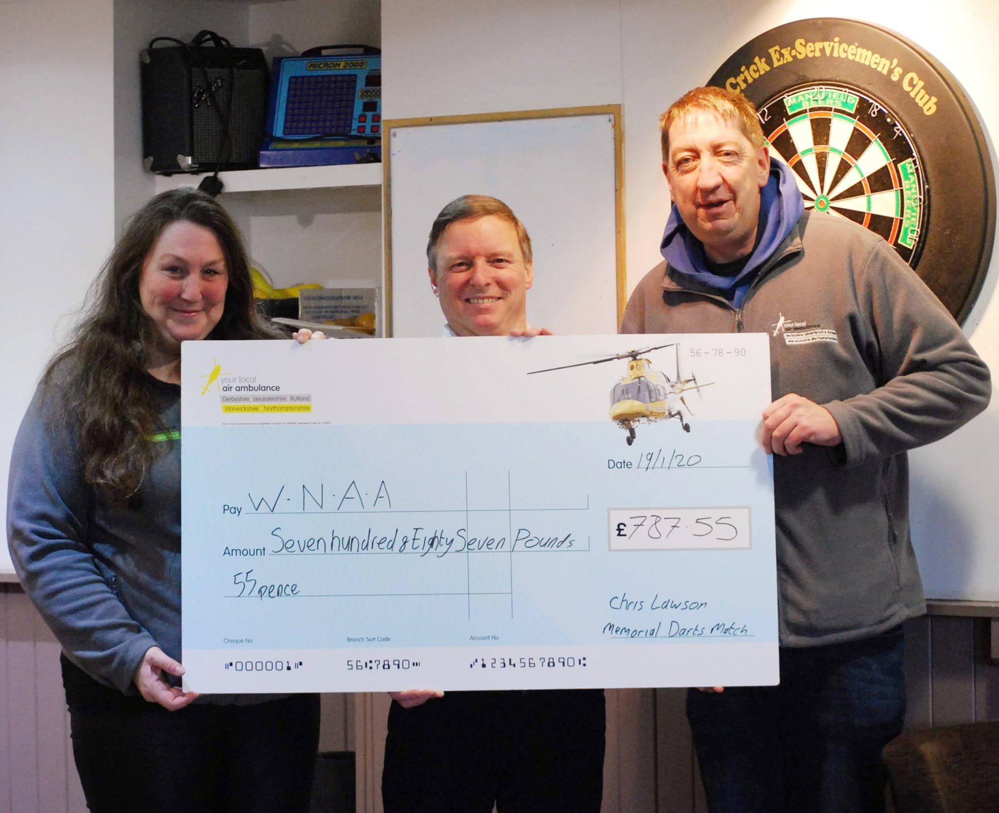 The Chris Lawson Memorial Darts Match - The Air Ambulance Service
