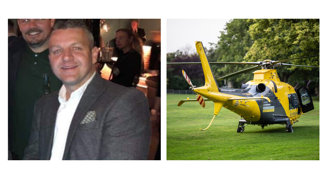 Wigston man engulfed in flames “knew everything was going to be alright ...